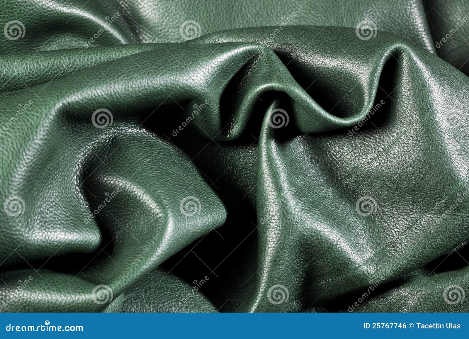 Green wrinkled leather stock photo. Image of abstract - 25767746