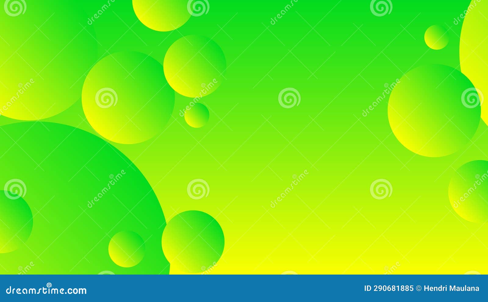 Green And Yellow Abstract Circle Gradient Modern Graphic Background Stock Illustration