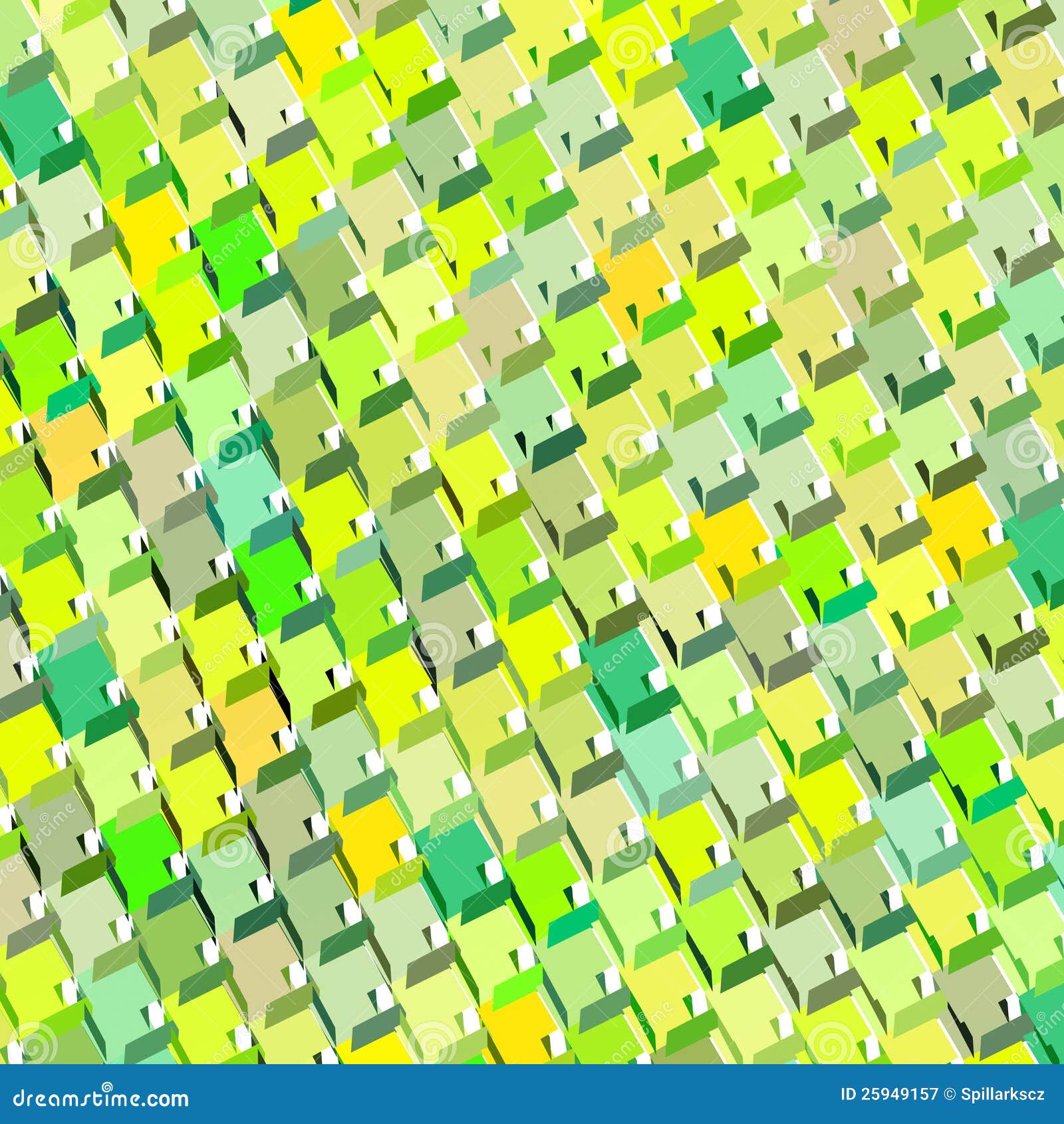 Green Yellow Abstract Pattern Backdrop Stock Illustration ...