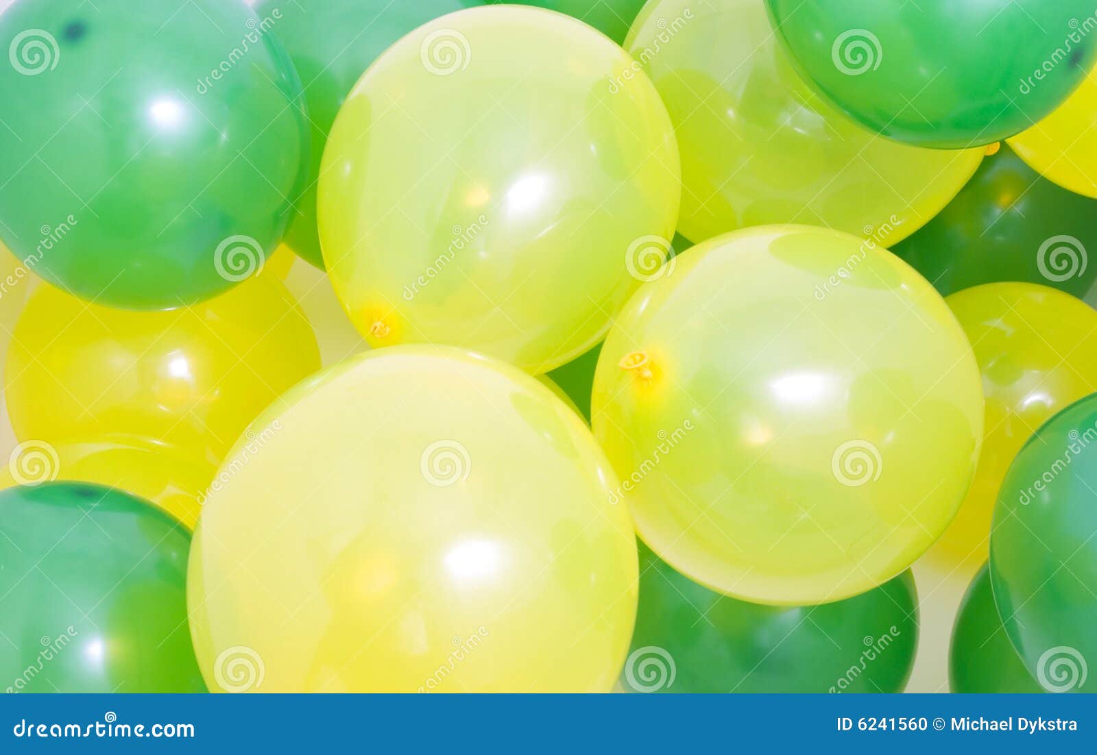 Green and Yellow Balloons Background Stock Photo - Image of float ...