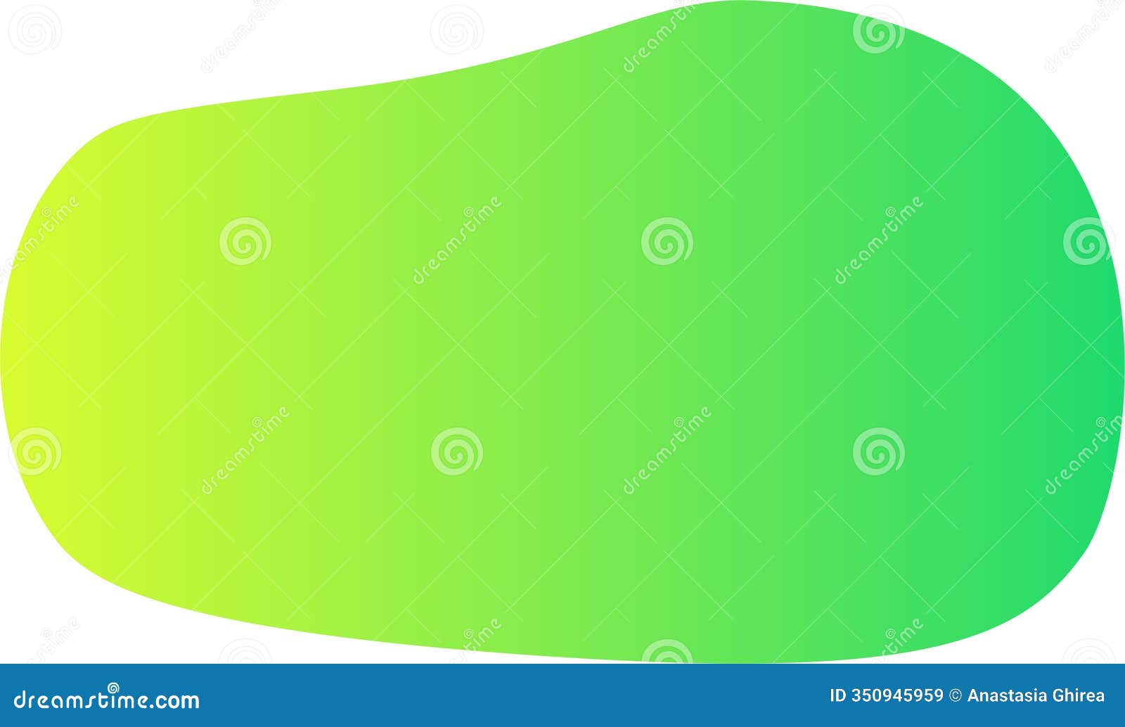 Green and Yellow Blob Gradient Shape Stock Illustration - Illustration ...
