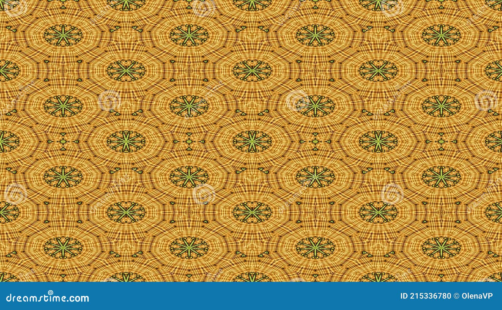Green and Yellow Geometric Pattern Stock Illustration - Illustration of ...