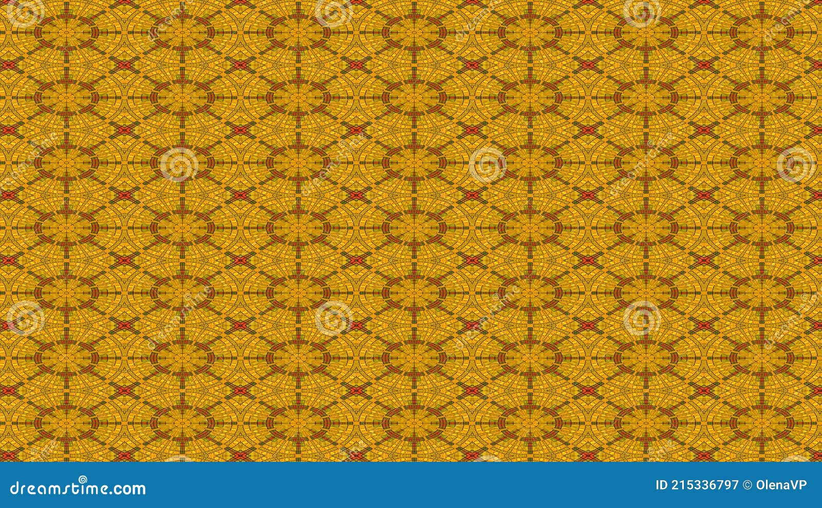 Green and Yellow Geometric Pattern Stock Illustration - Illustration of ...