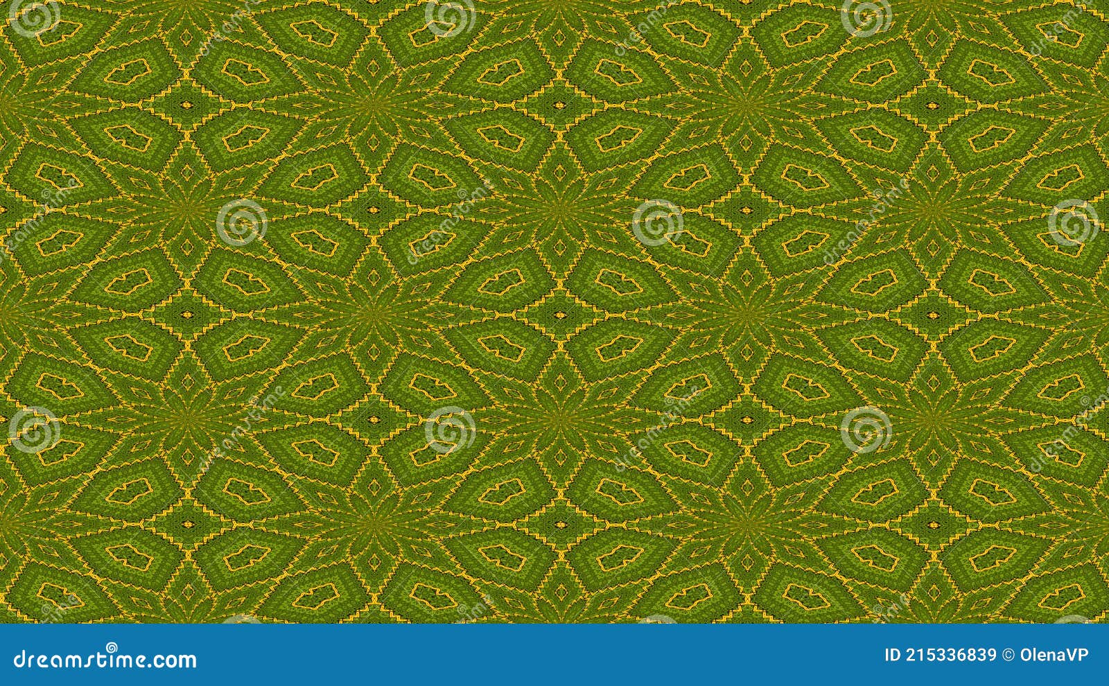 Green and Yellow Geometric Pattern Stock Illustration - Illustration of ...