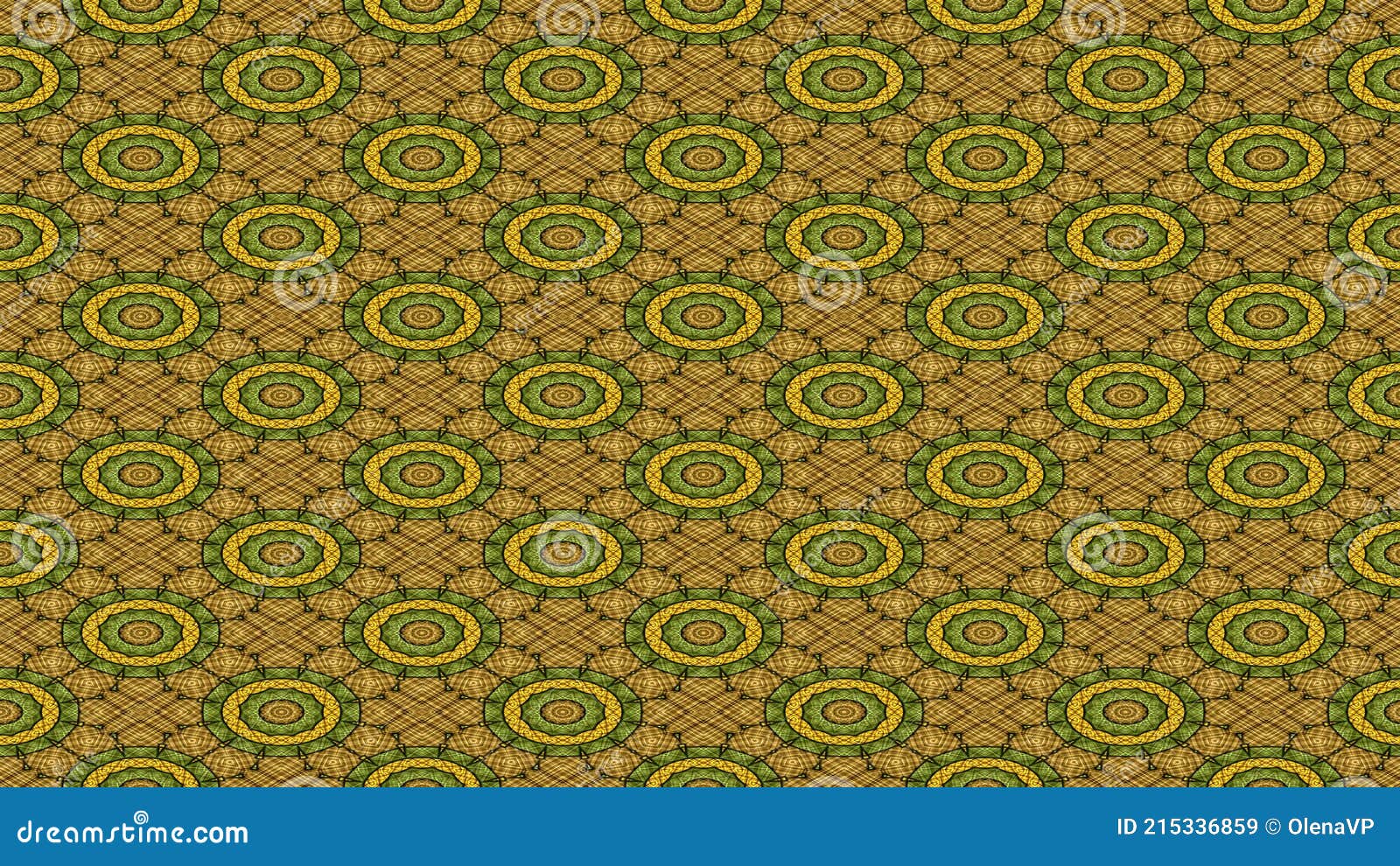 Green and Yellow Geometric Pattern Stock Illustration - Illustration of ...