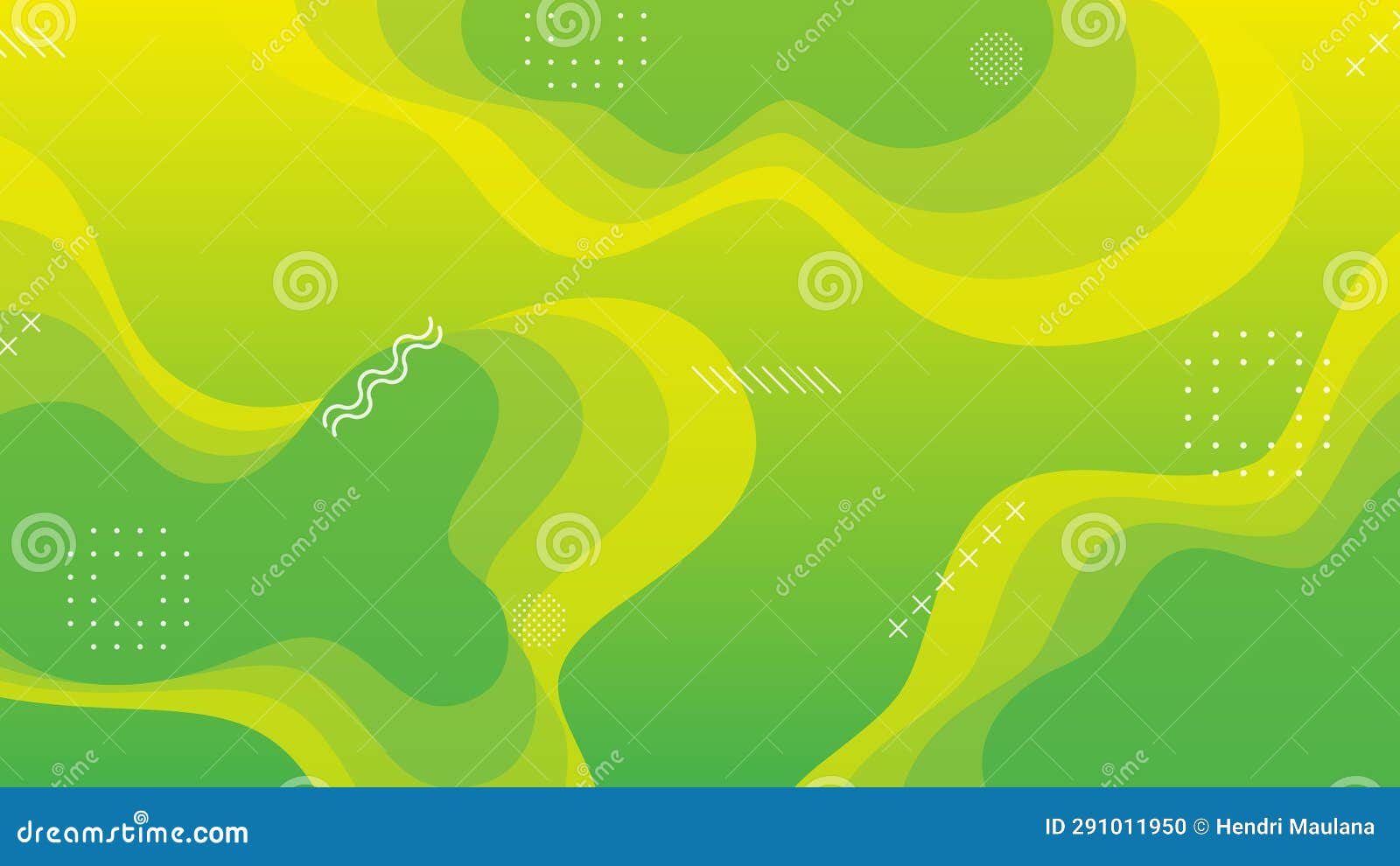 Green and Yellow Gradient Fluid Wave Abstract Background Stock ...