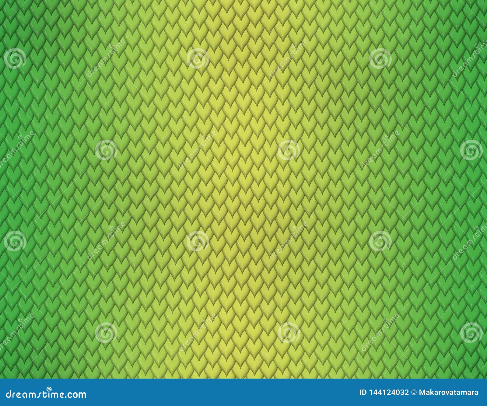 Green and Yellow Gradient Snake Skin Pattern, Short Sharp Scale Stock ...
