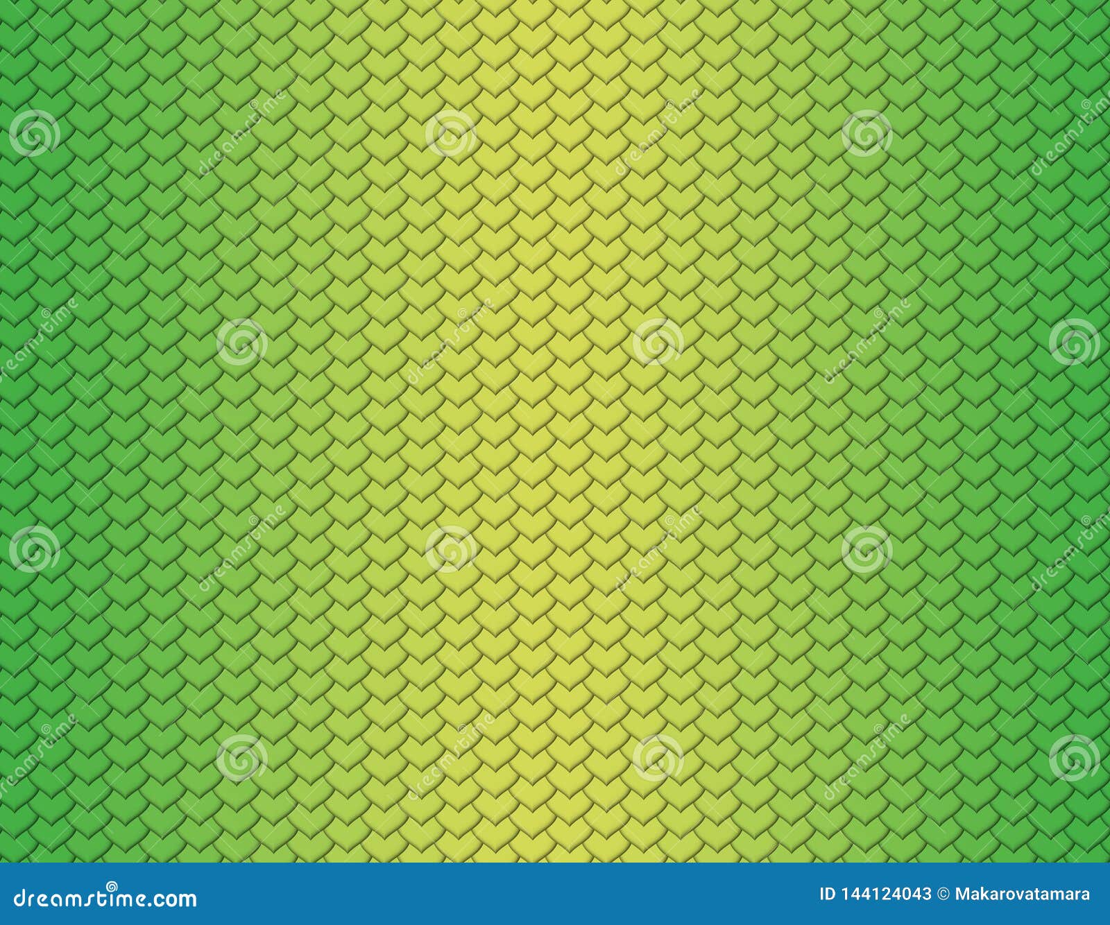 Green and Yellow Gradient Snake Skin Pattern, Heart Shape Scale Stock ...