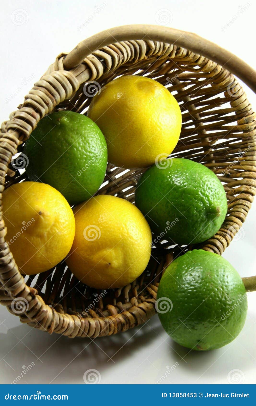 Green And Yellow Lemons Stock Photos - Image: 13858453