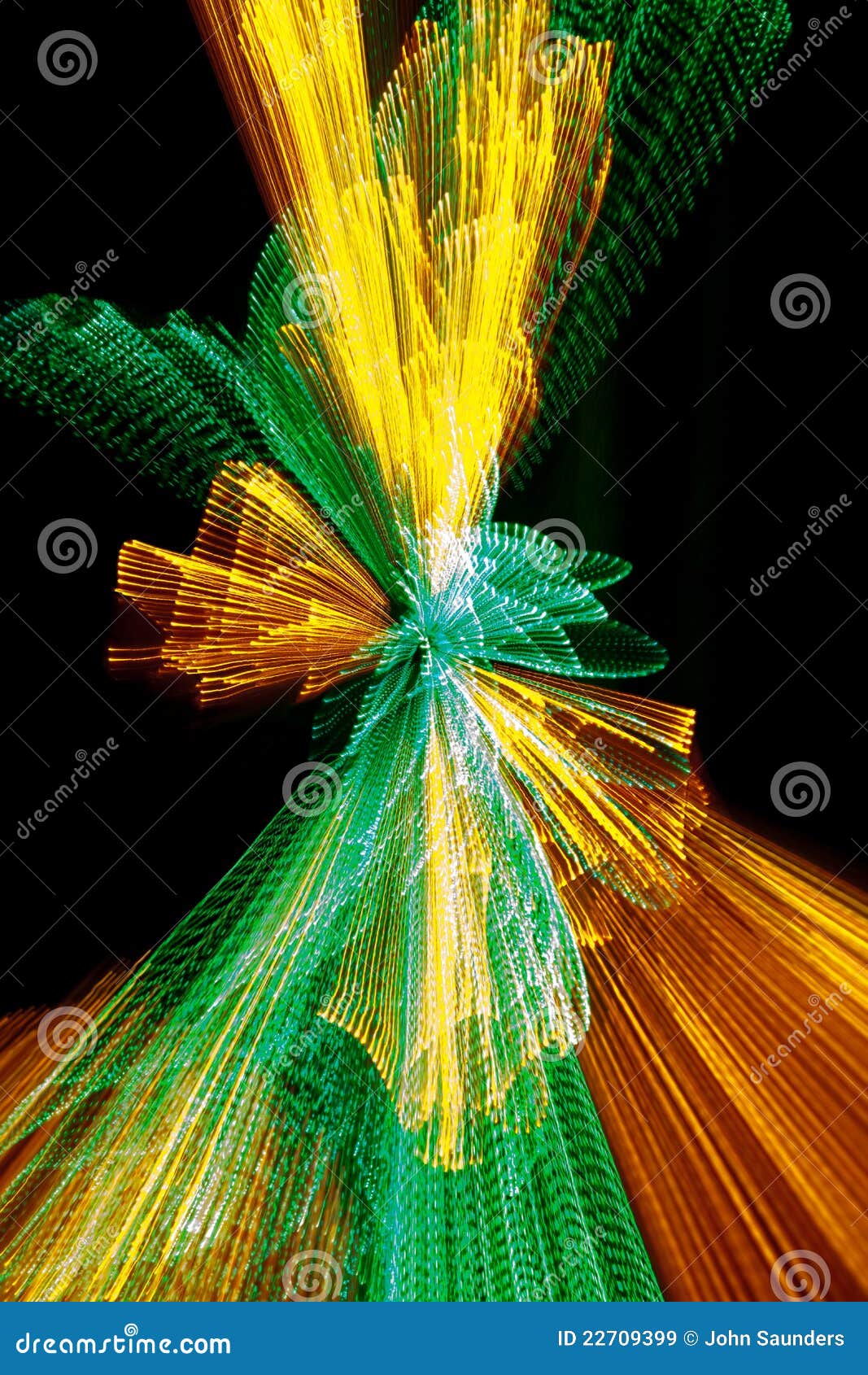 Green and Yellow Light Explosion Stock Image - Image of explosion ...