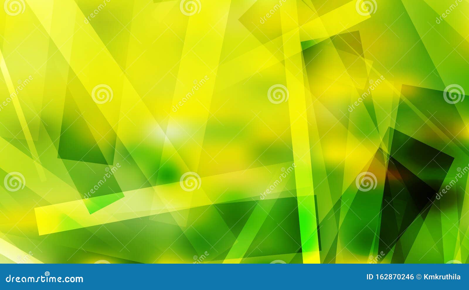 Green and Yellow Modern Geometric Shapes Background Image Stock Vector ...