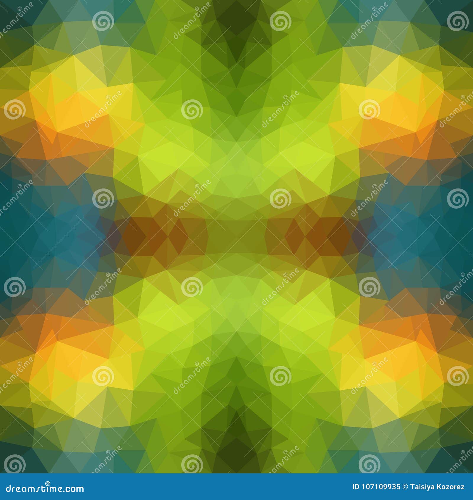Green,yellow ,orange ,poly Pattern. Summer Triangular Geometric Pattern ...