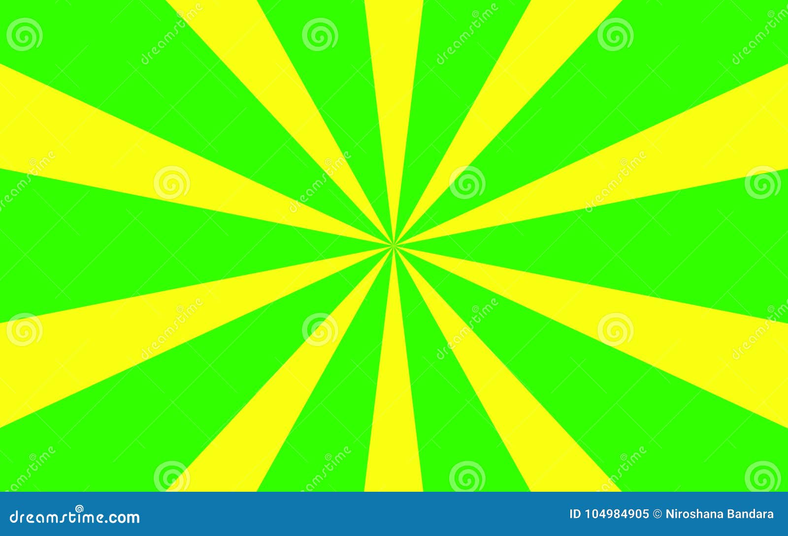 Green Yellow Rays Background Image Stock Illustration - Illustration of ...