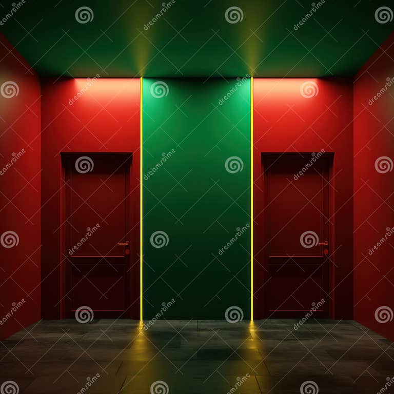 A Green and Yellow Screen Background. Stock Image - Image of bright ...