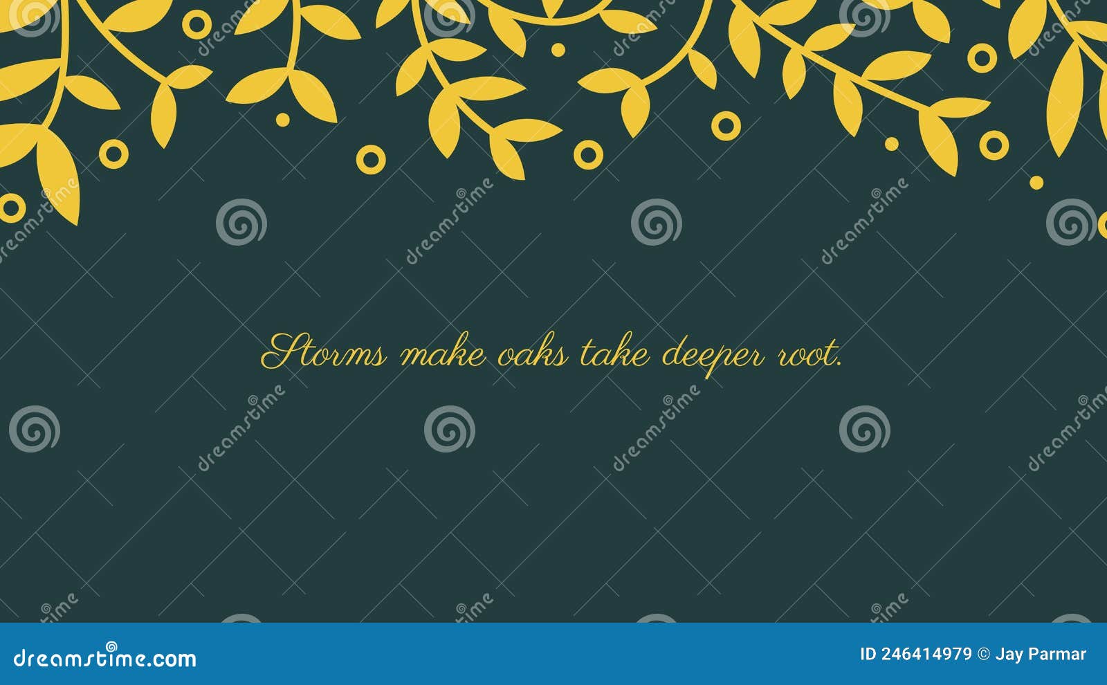 Green and Yellow Spring Desktop Wallpaper Stock Illustration ...