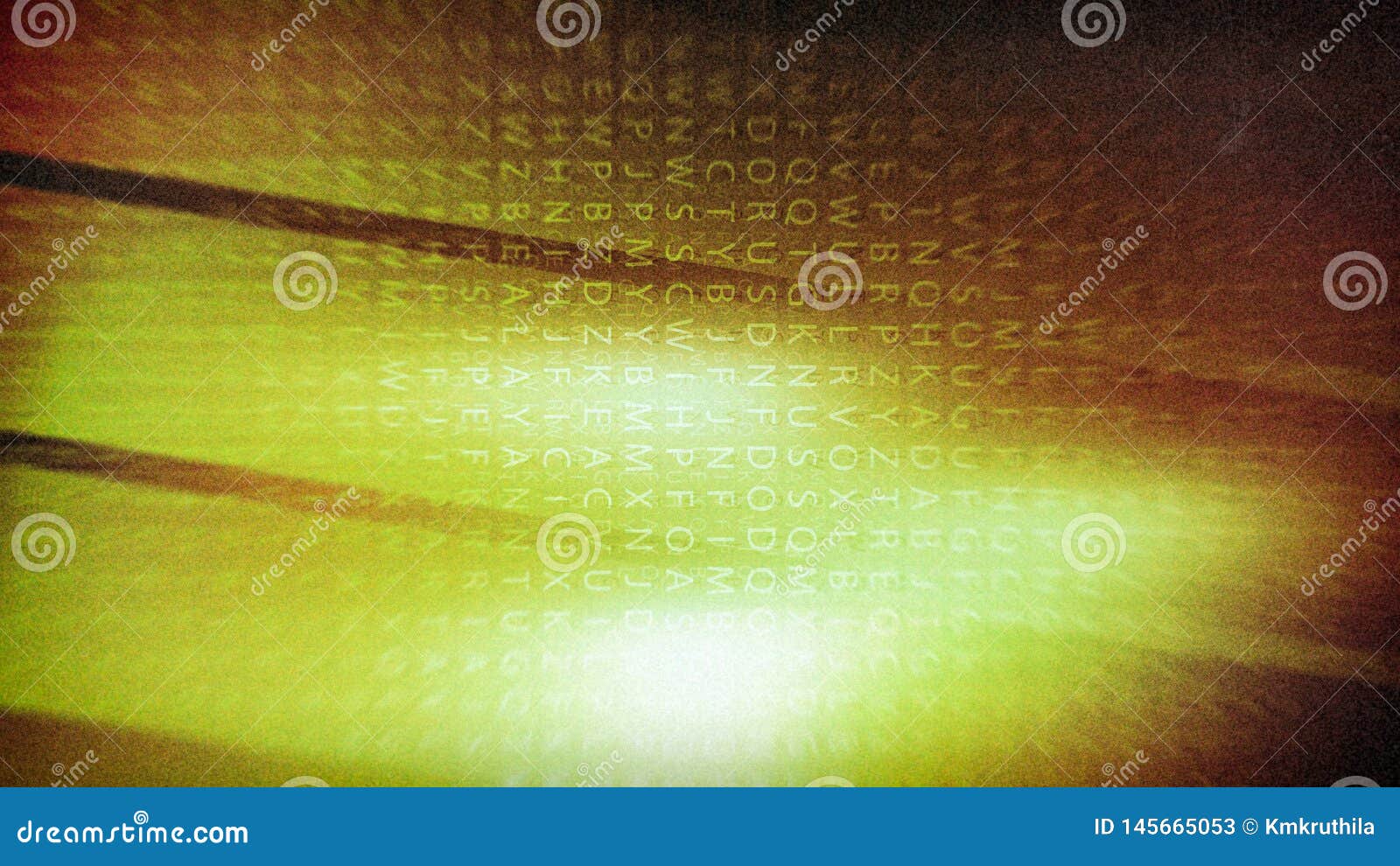 Green Yellow Text Beautiful Elegant Illustration Graphic Art Design ...