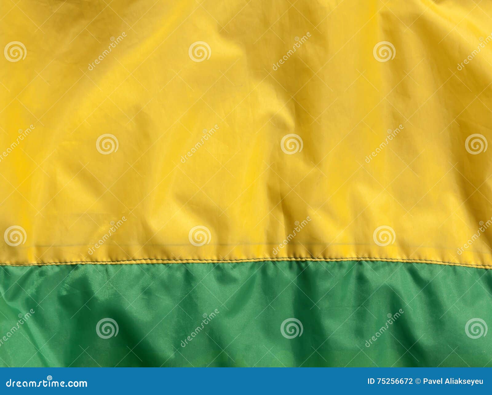 Green and Yellow Textile Texture with Stitch. Stock Photo - Image of ...