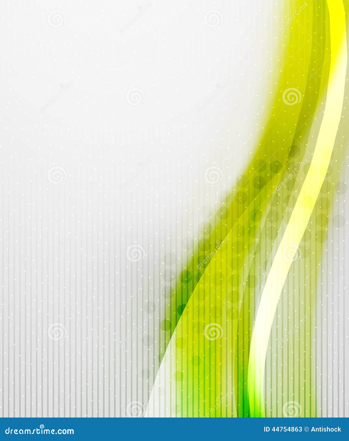 Green and Yellow Wave Layout Stock Vector - Illustration of bright ...