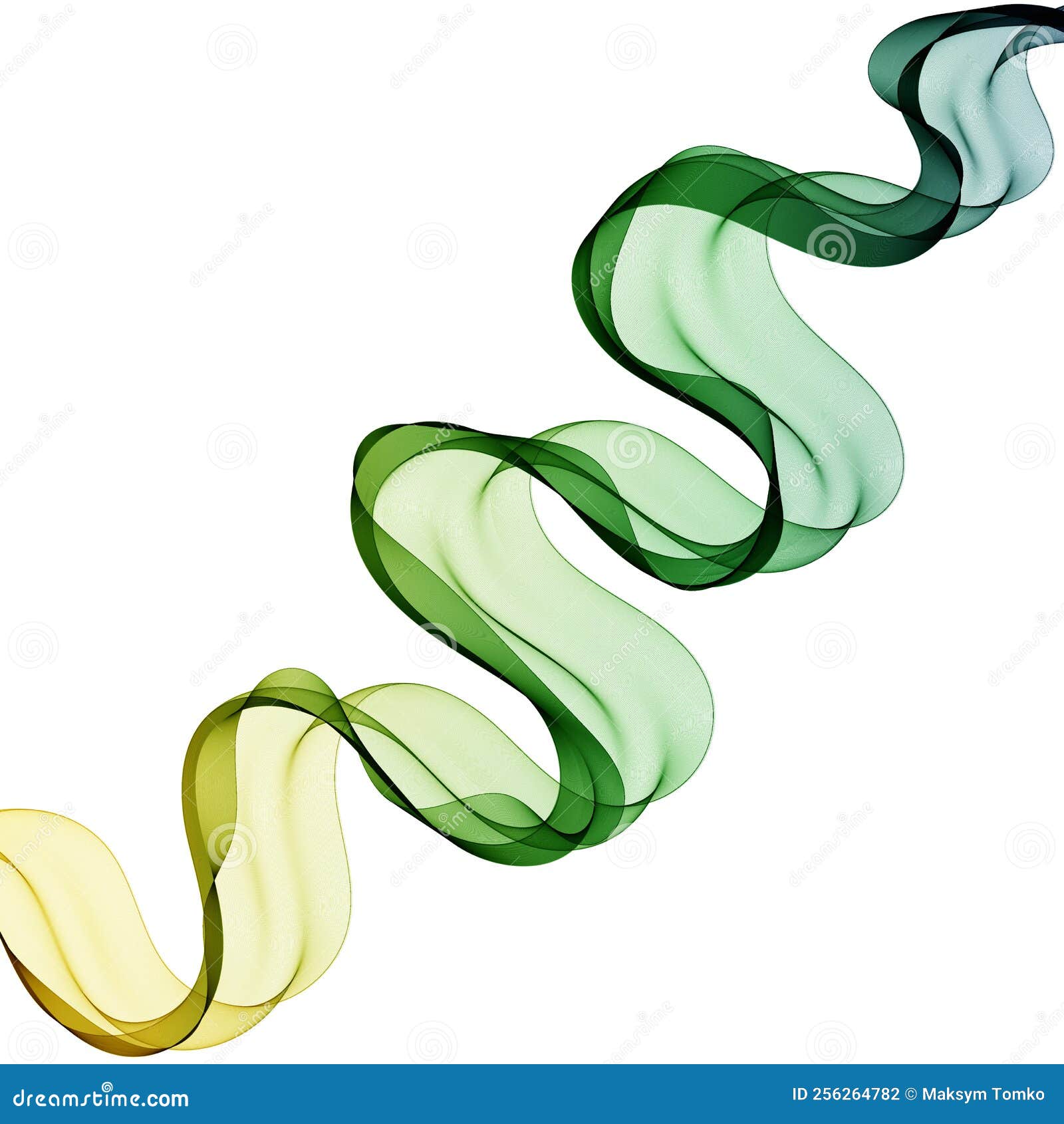 Green Yellow Wave Pattern. Colorful Modern Wave. Abstract Background ...