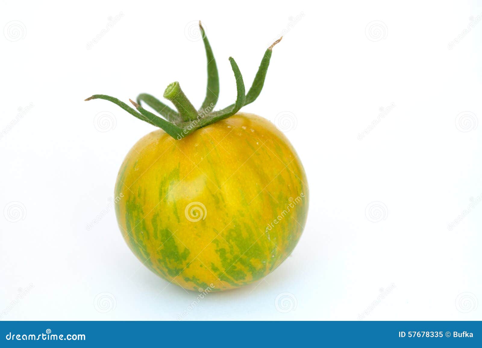 Green Zebra tomato stock image. Image of delicious, fruit - 57678335