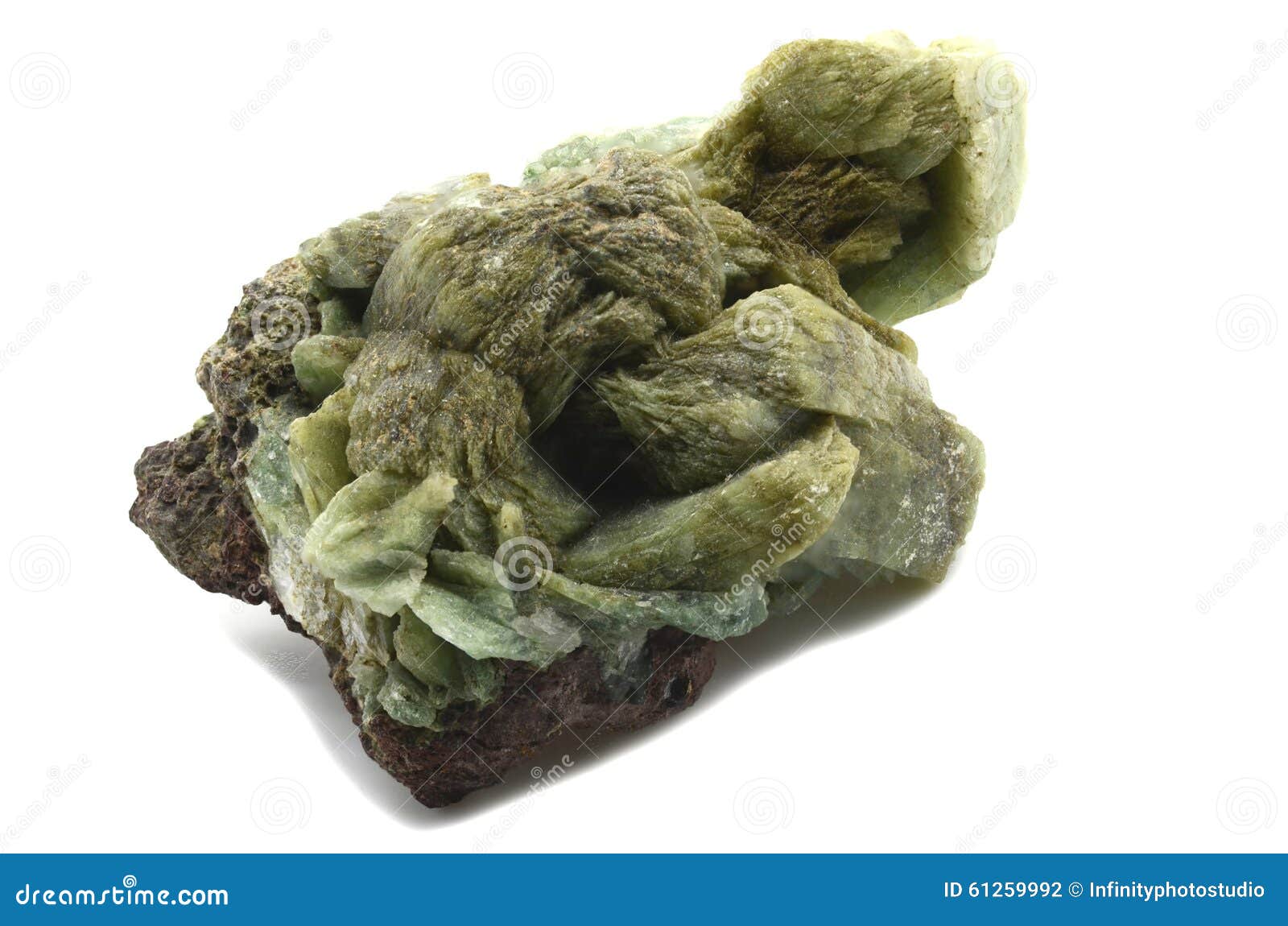 Green Zeolite a Beautiful Nature Specimen Stock Photo - Image of beauty ...