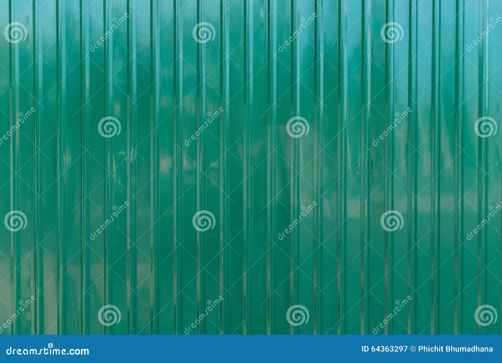 Green zinc wall stock image. Image of modern, aluminum - 64363297