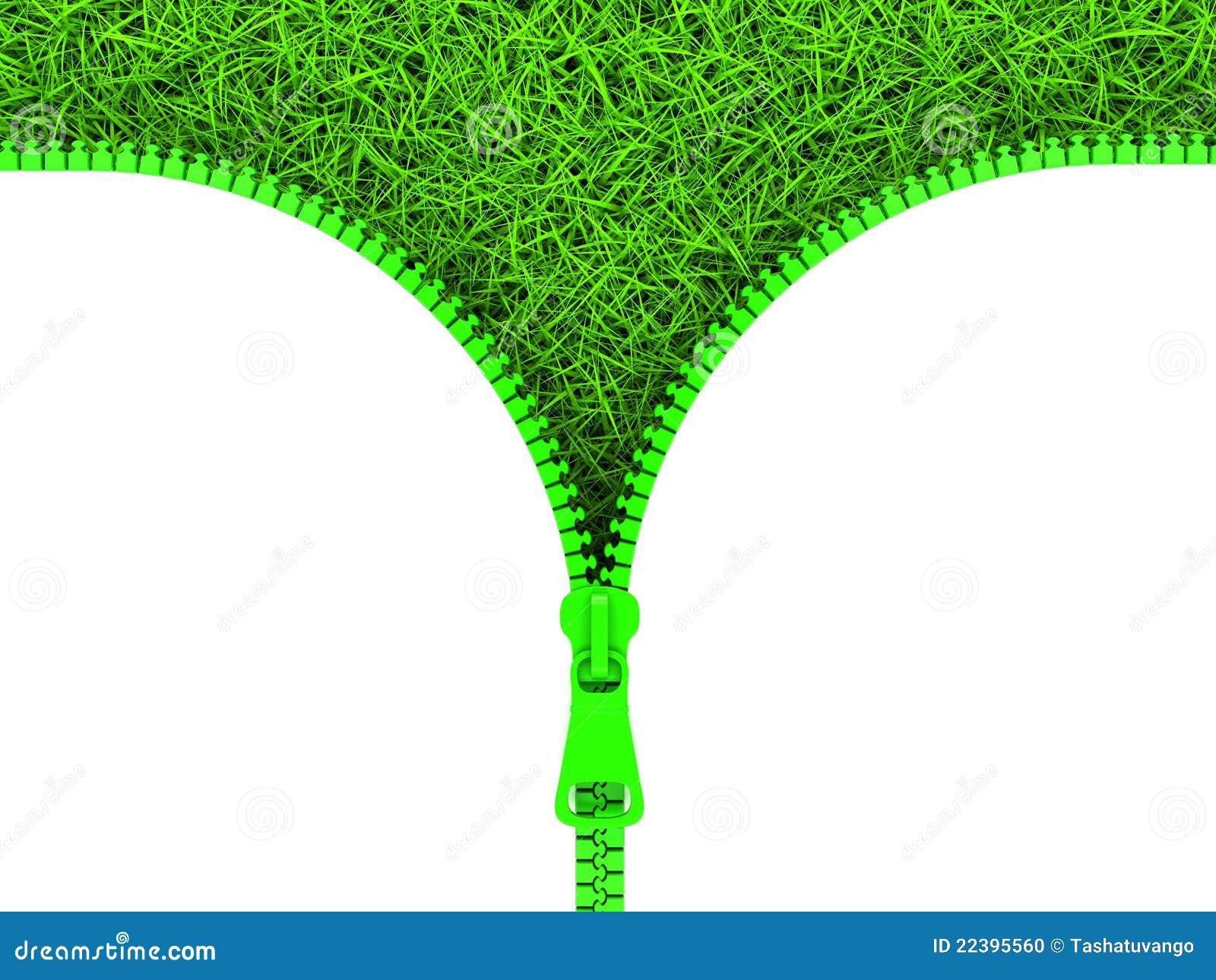 Green Zipper stock illustration. Illustration of grass - 22395560