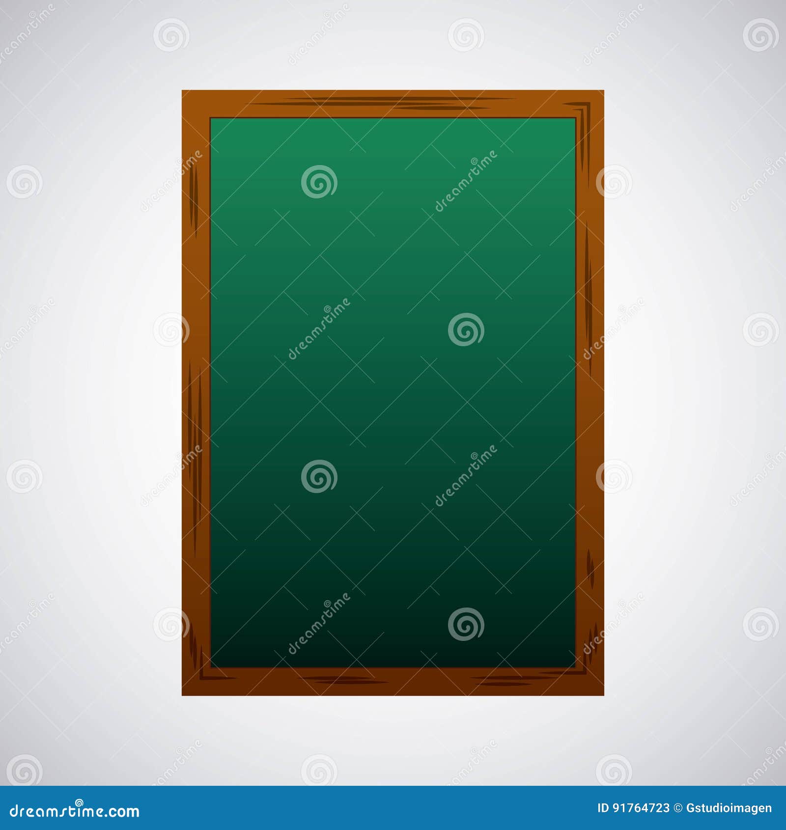 Greenboard School Supply Icon Stock Vector - Illustration of educate ...