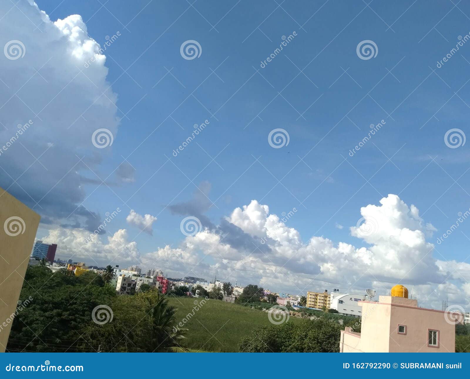 Greenery Cloud Nature Building Super Photos Stock Photo - Image of ...