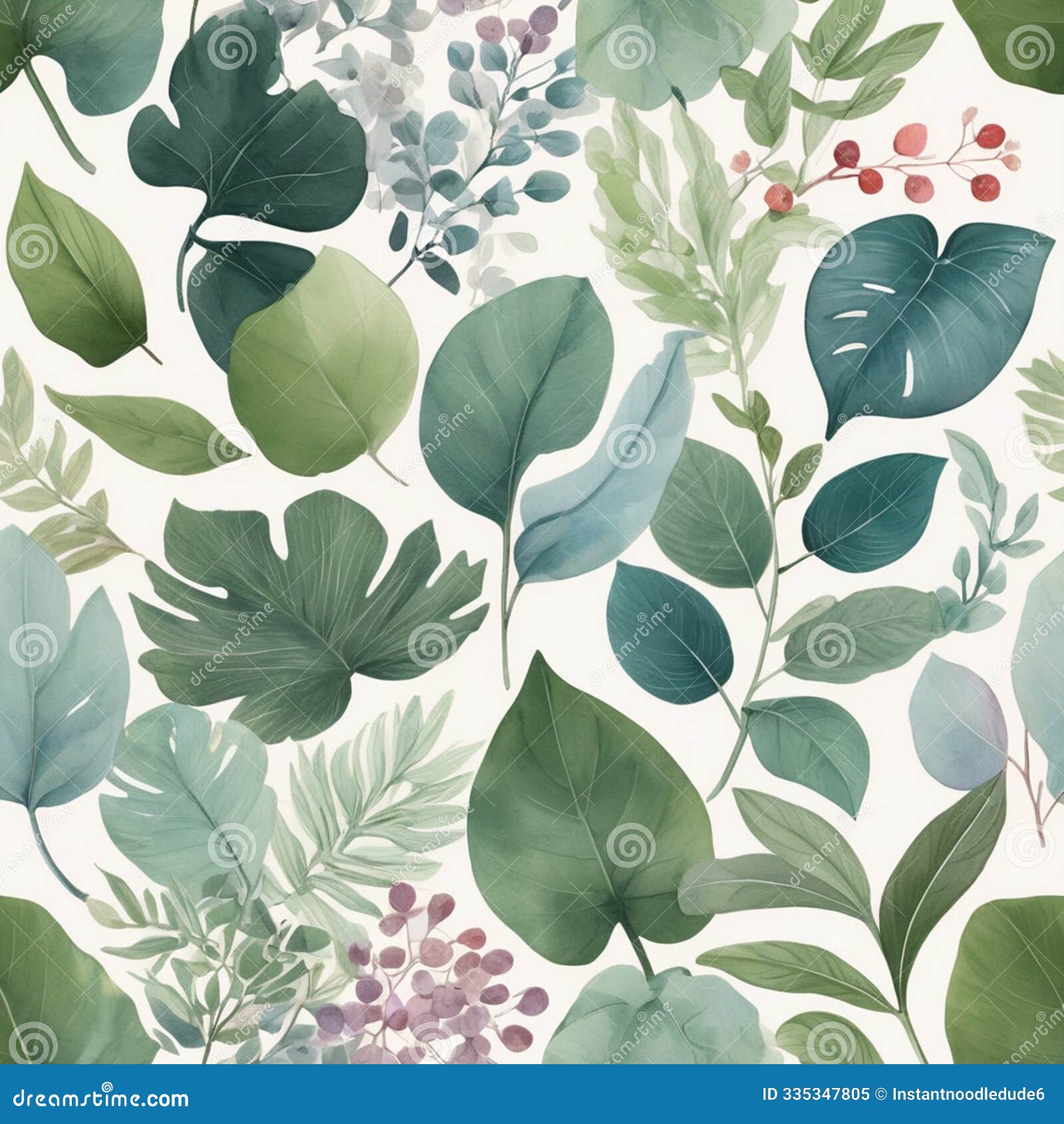 Greenery Elements. Leaves Branches Foliage Wedding Plants, Vintage ...