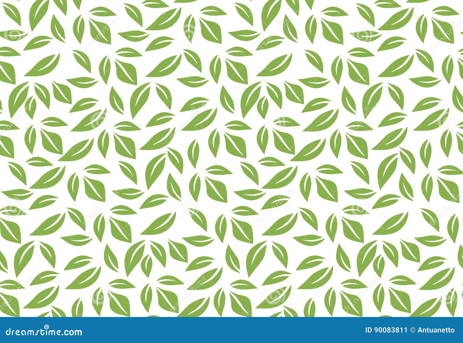 Greenery Leaf Seamless Pattern Background Vector Stock Vector ...