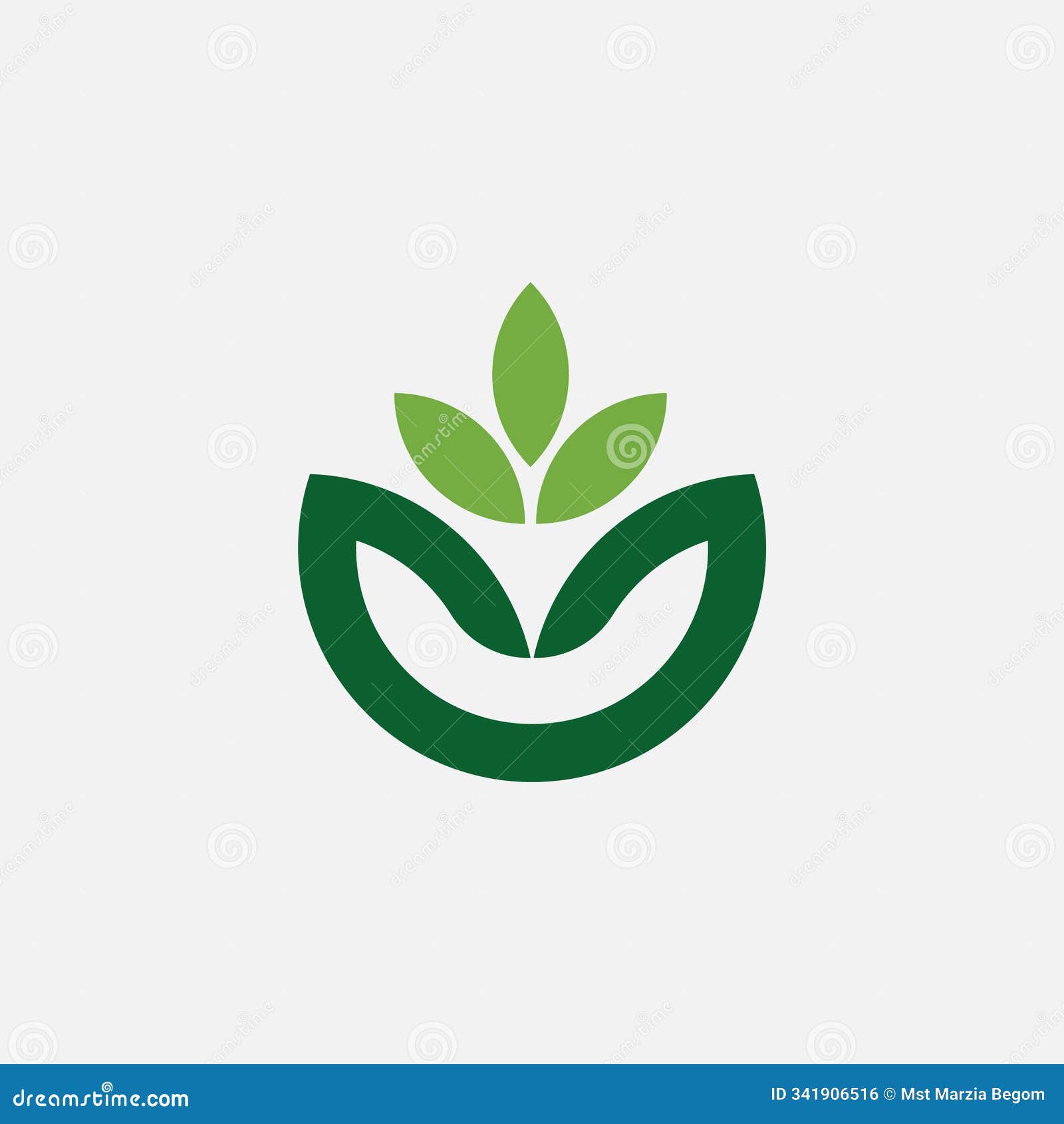 Greenery Life Unique Modern Minimalist Elegant Logo Design Template ...