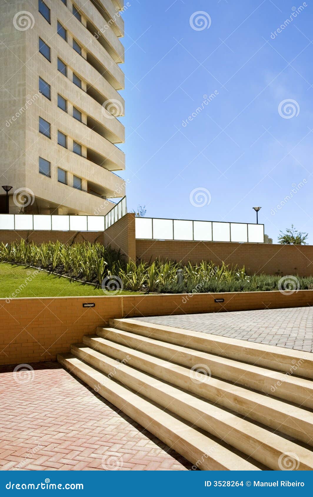 Greenery in a Residential Area Stock Photo - Image of exteriors ...