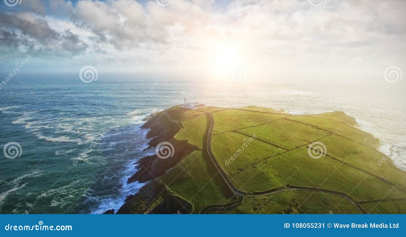 Greenery with sea stock image. Image of water, copy - 108055231