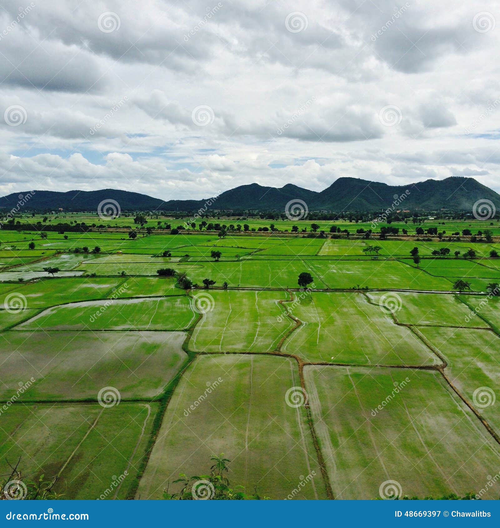 Greenfield stock image. Image of view, thum, greenfield - 48669397