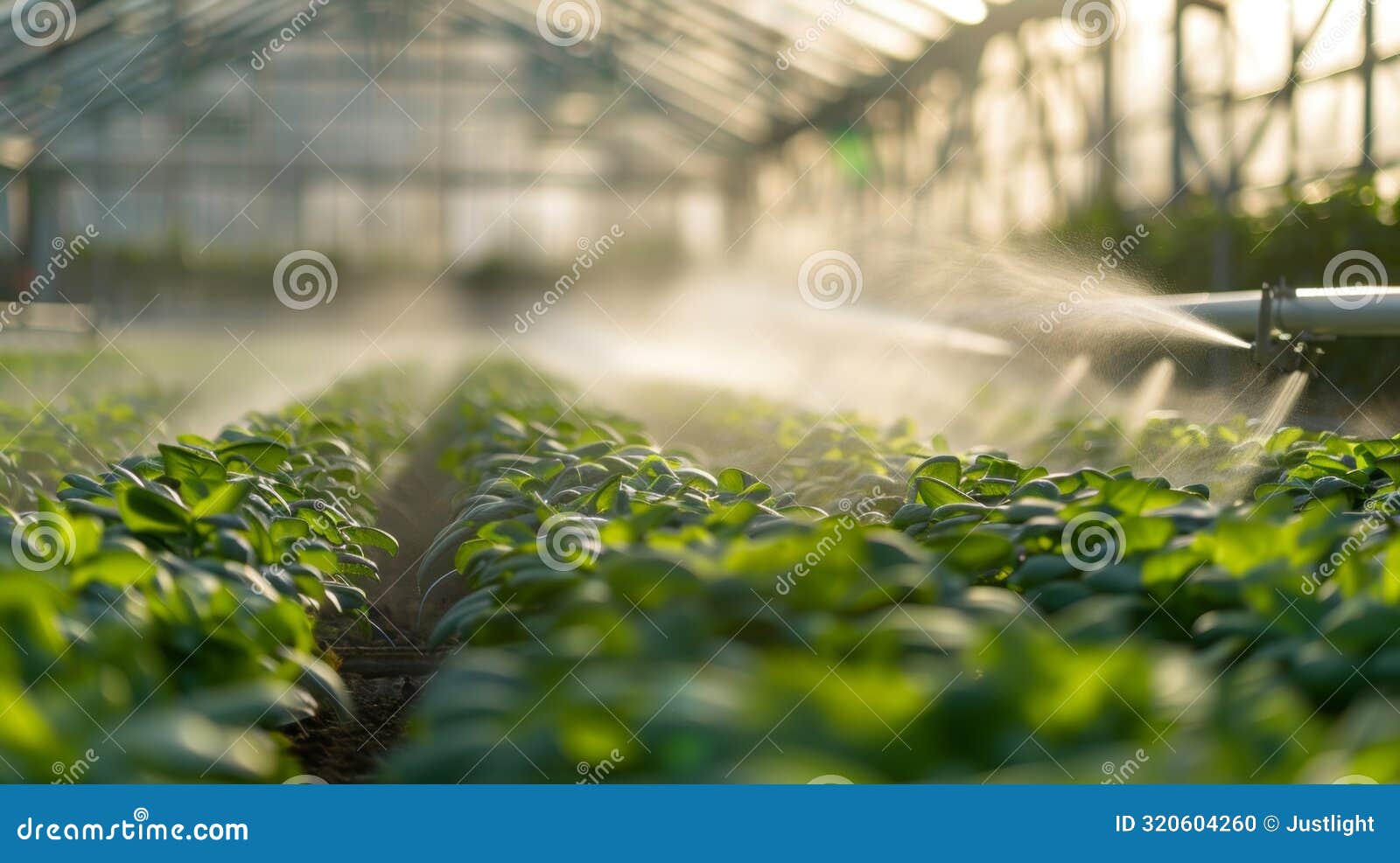 A Greenhouse is Equipped with a Sophisticated Misting System that ...