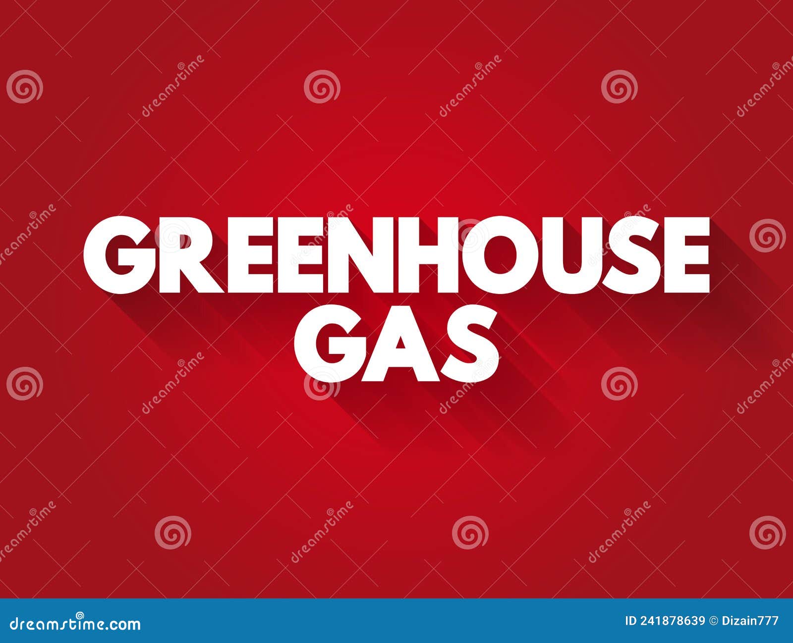 Greenhouse Gas Text Quote, Concept Background Stock Illustration ...