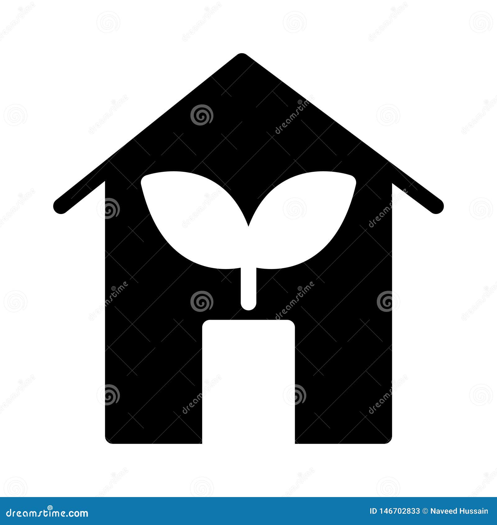 Greenhouse Glyph Flat Vector Icon Stock Vector - Illustration of ...