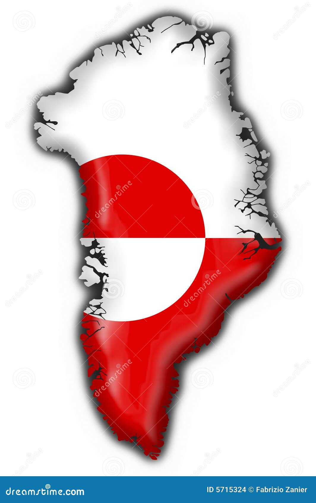 Greenland Button Flag Map Sh Stock Photo | CartoonDealer.com #5715324