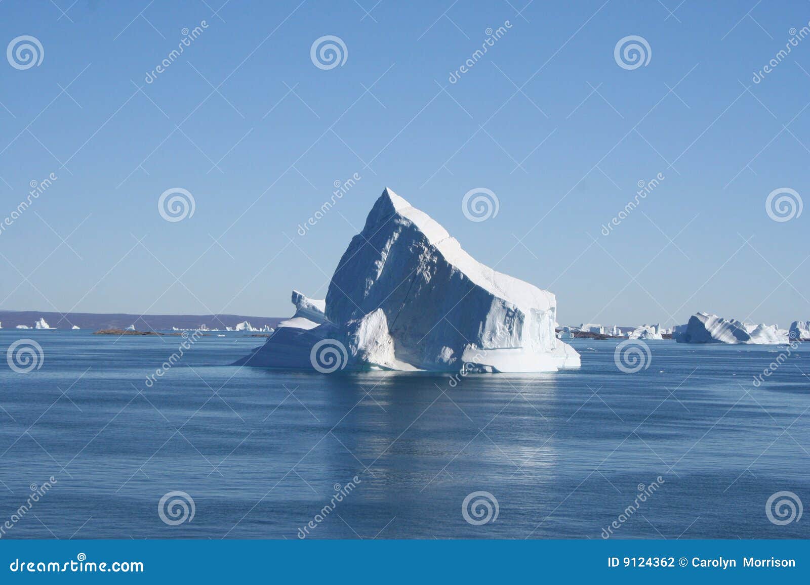 Greenland isberg av arkivfoto. Bild av himmel, vatten - 9124362