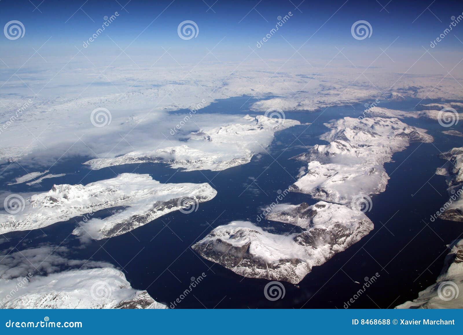 Greenland landscape stock photo. Image of altitude, clouds - 8468688
