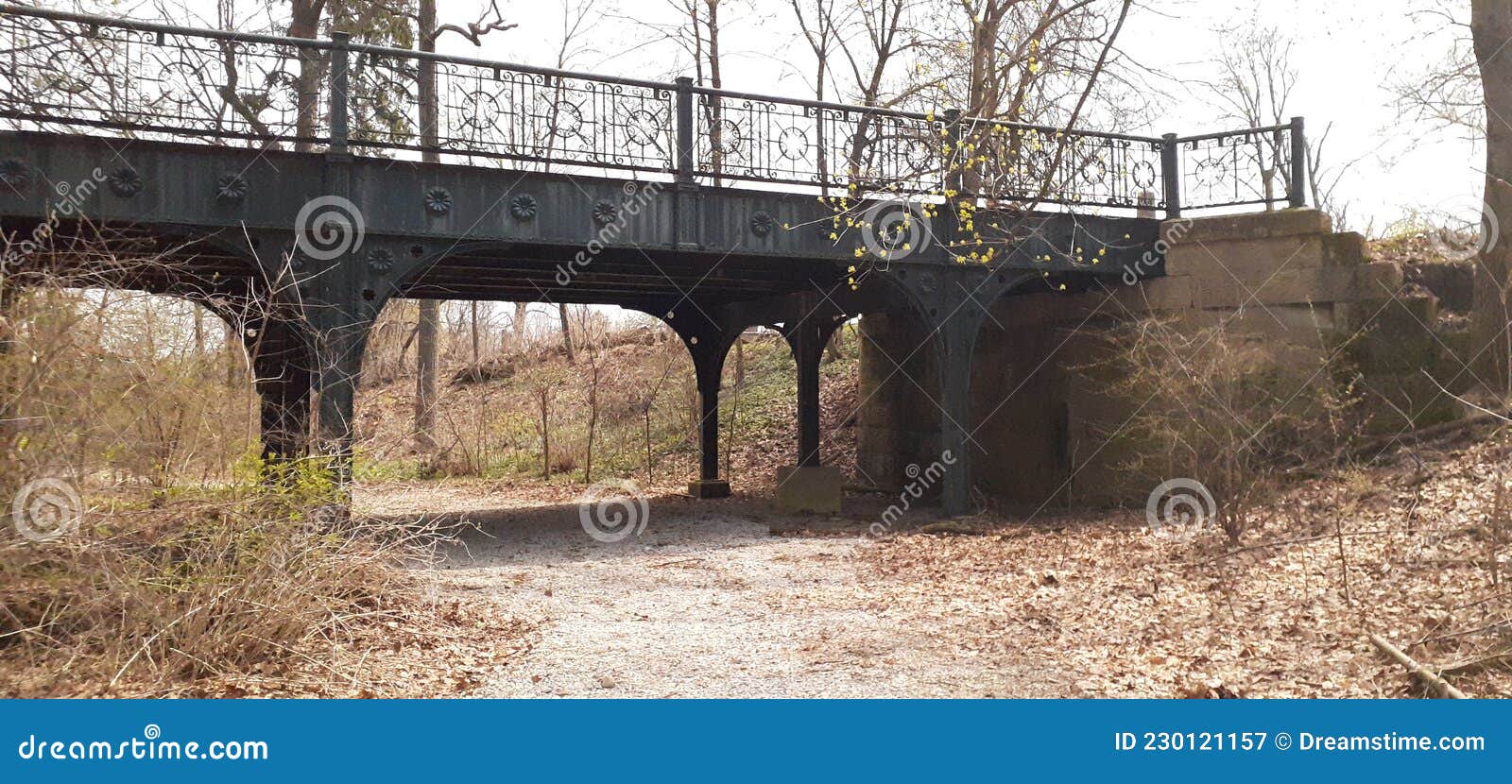 Greenlawn Cemetary Bridge (Haunted) Editorial Photography - Image of ...