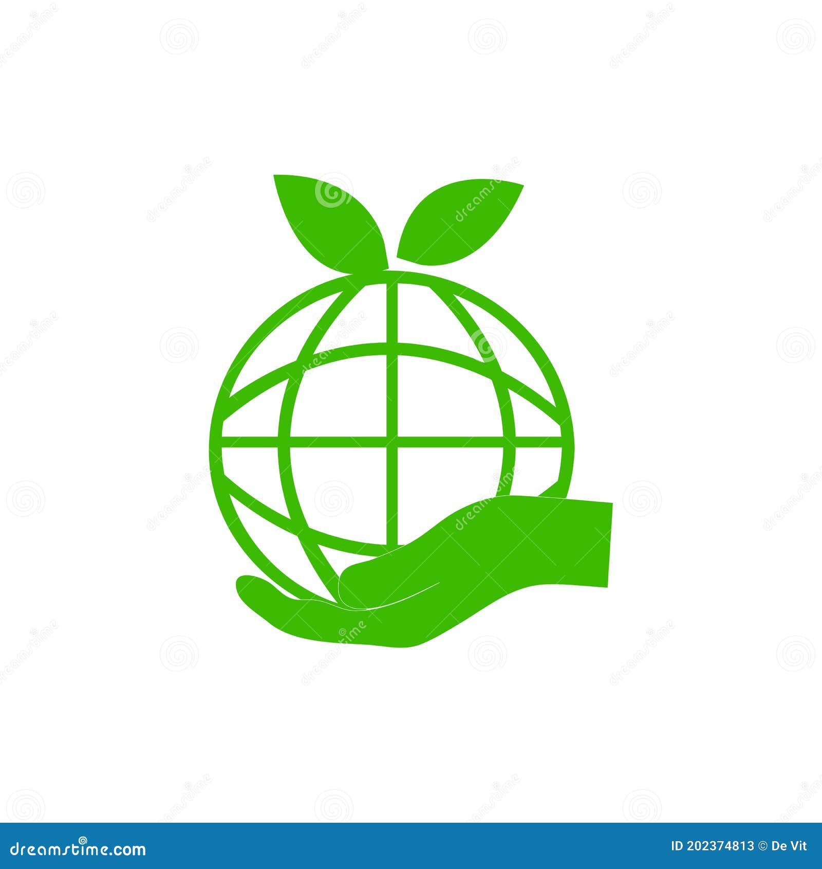 Greenleaf Logo Vector Desain Template Stock Vector - Illustration of ...