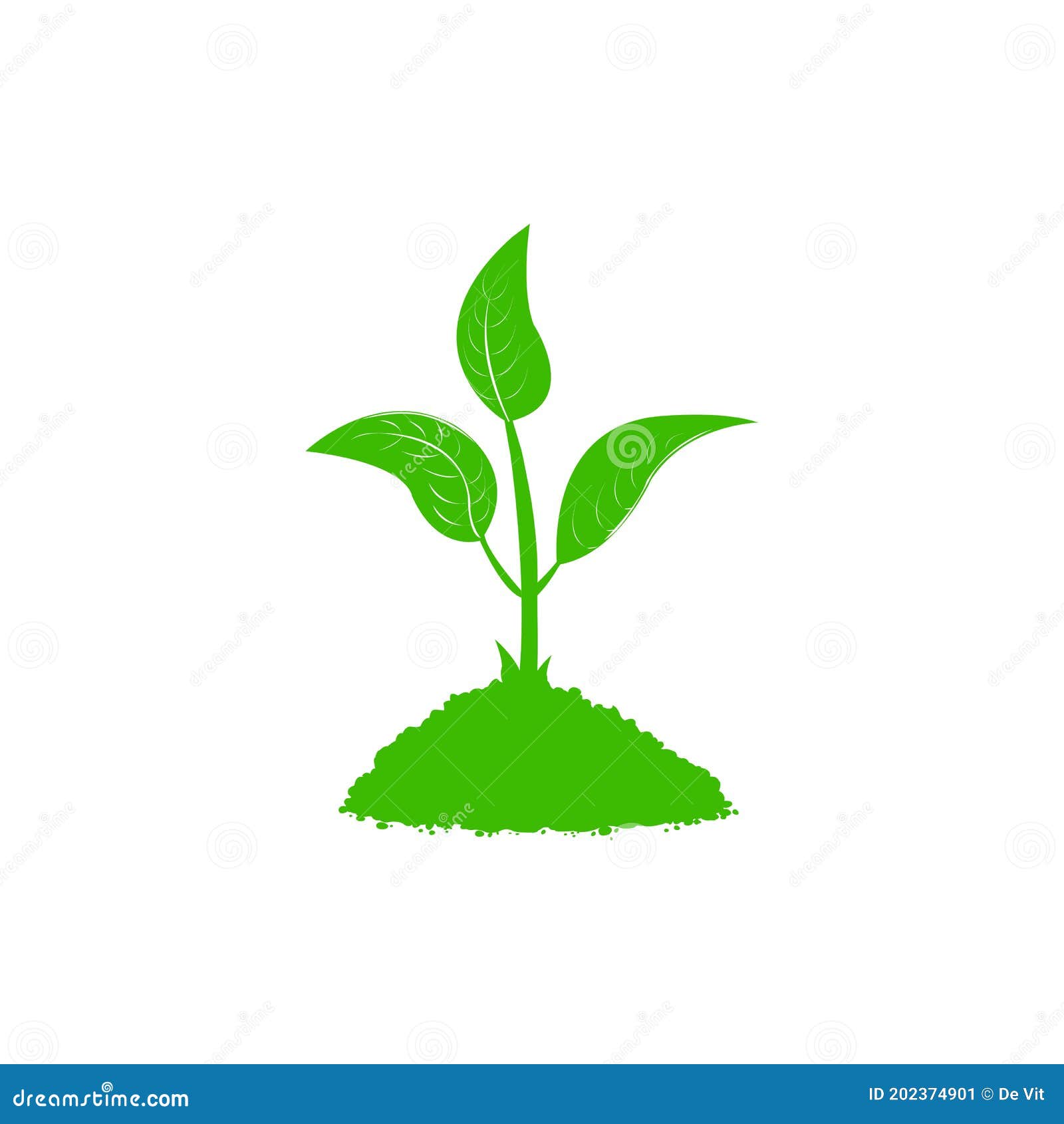 Greenleaf Logo Vector Desain Template Stock Vector - Illustration of ...