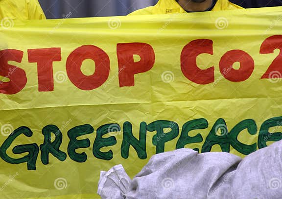 Greenpeace an Environmental Protection Organization Editorial Stock ...
