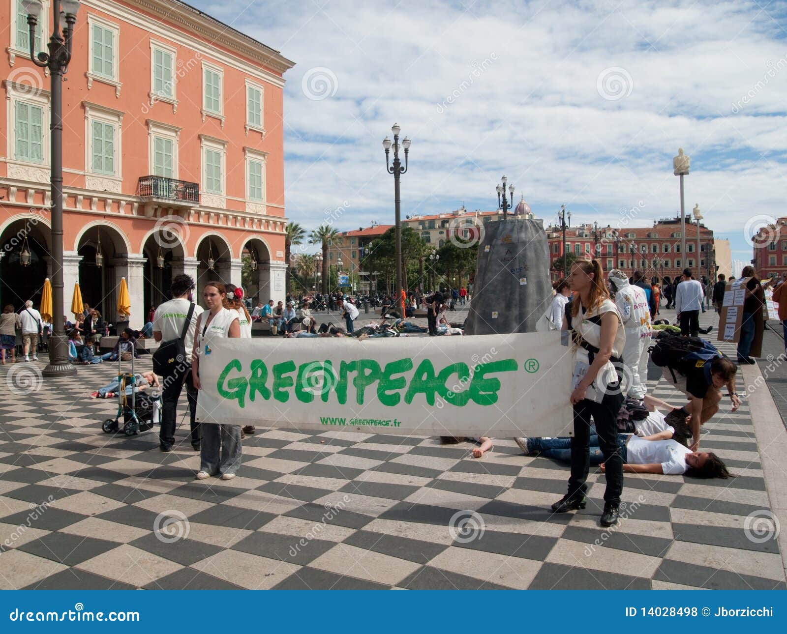Greenpeace protest, Nice editorial stock photo. Image of protest - 14028498