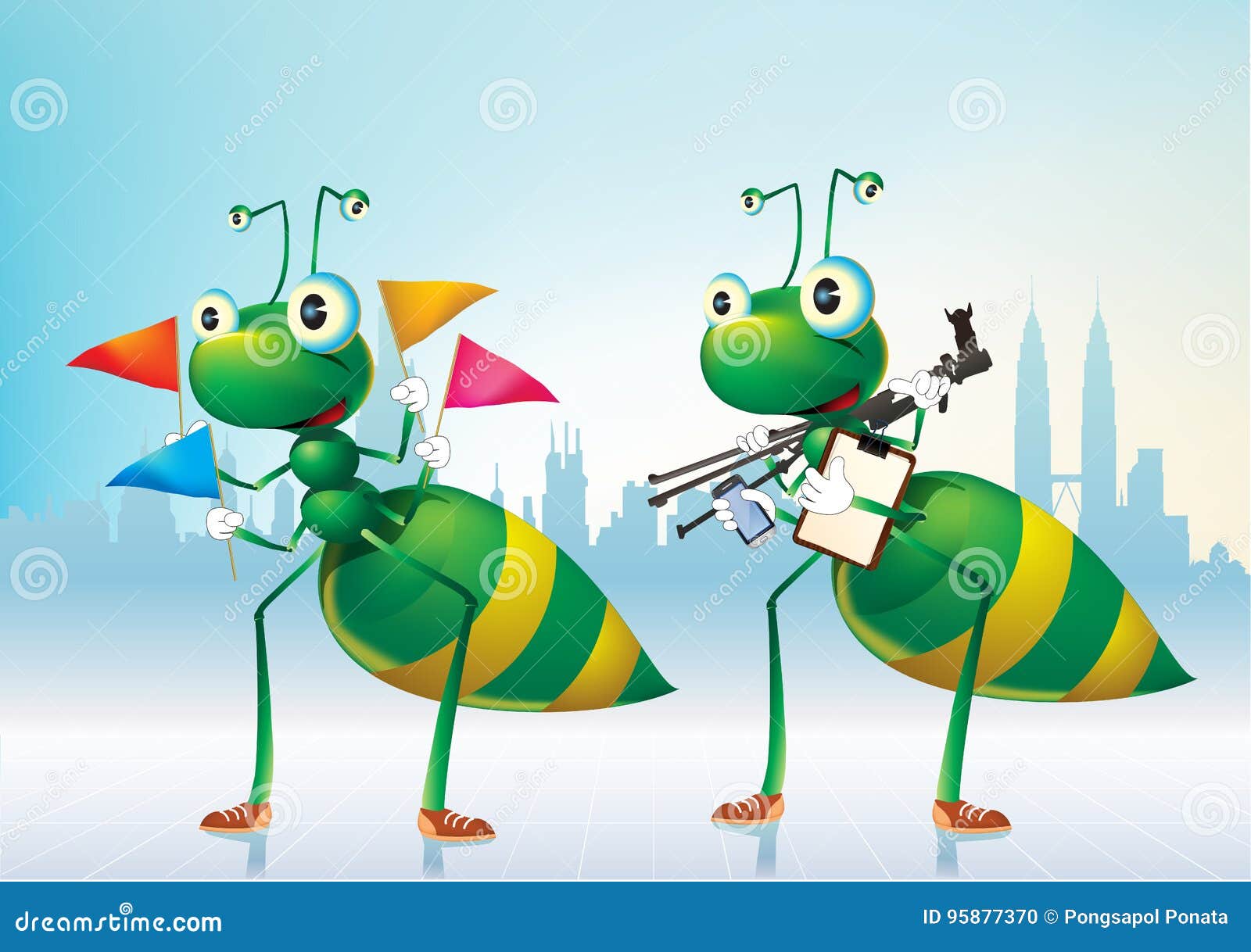 Greens ants stock illustration. Illustration of little - 95877370