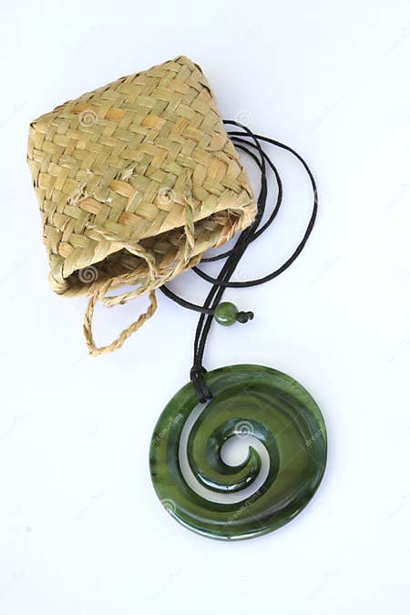 Greenstone Koru Pendant stock image. Image of kiwi, spiral - 3603851