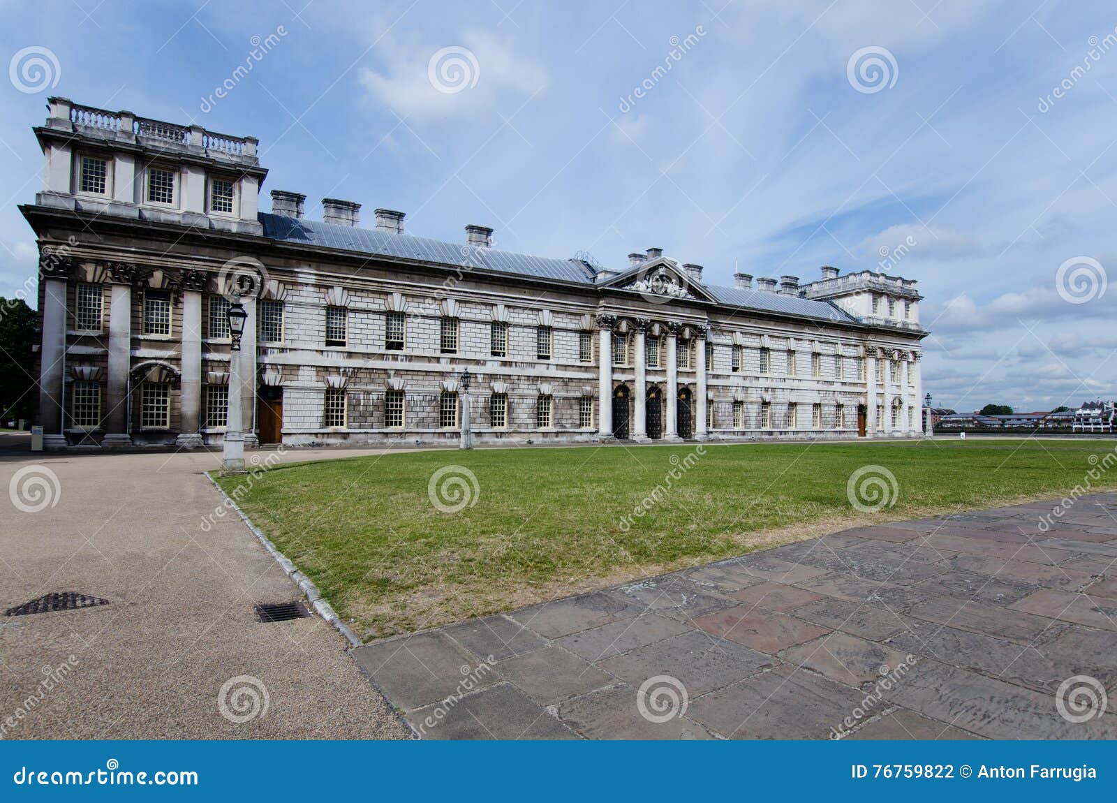 Greenwich University Campus, London Stock Photo - Image of buildings ...