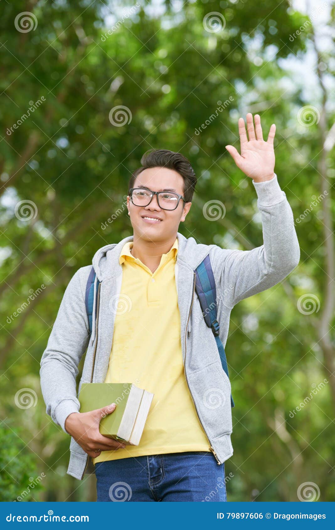 Greeting stock photo. Image of smart, book, vertical - 79897606